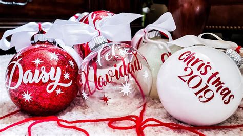 Cricut Personalizar Esferas Navide As Con Glitter Brillo O Pintura