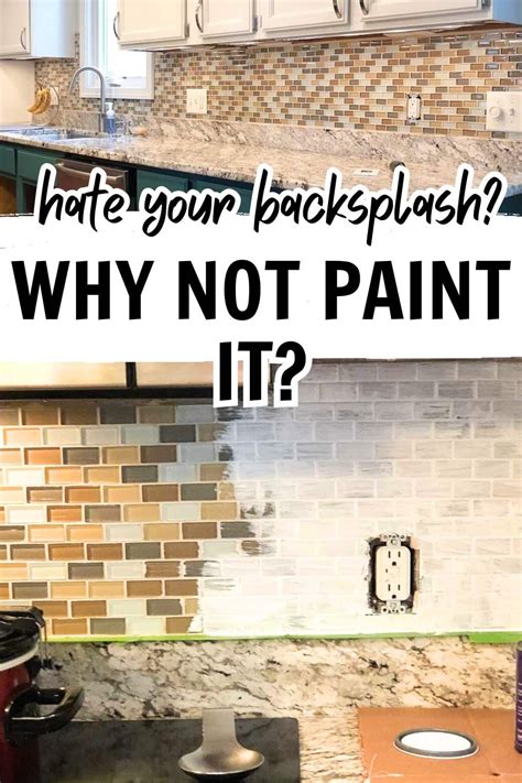 How To Paint A Glass Tile Backsplash With These Simple Diy Steps Artofit