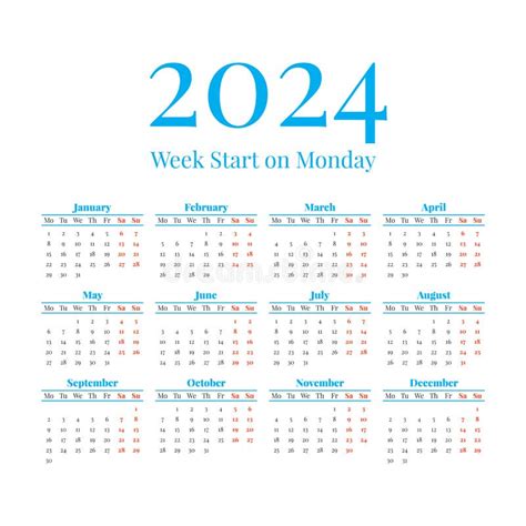 Le Calendrier 2023 Avec Les Semaines Qui Commencent Le Lundi