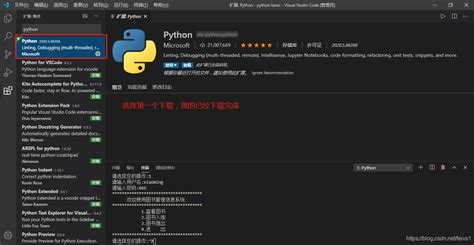vs code配置python环境（已配置成功） vs python环境 csdn博客