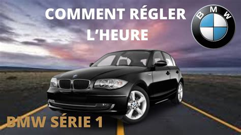 Comment régler lheure sur une BMW Série 1 YouTube