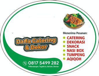 Daffa Catering Dan Dekor Kab Sleman Mbizmarket Co Id
