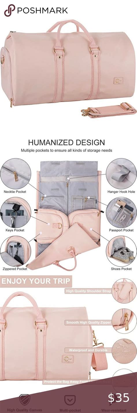 Convertible Travel Garment Bag Carry On Garment Duffel Bag In 2024