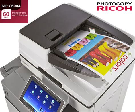 Máy photocopy màu RICOH MP C6004