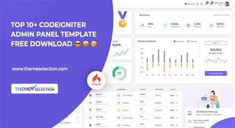 Top 10codeigniter Admin Template Free 2023 Themeselection