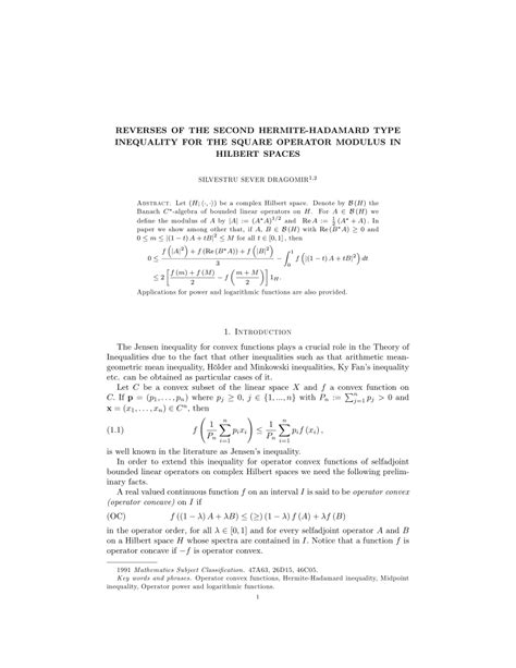pdf reverses of the second hermite hadamard type inequality for the square operator modulus in