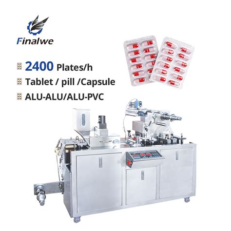 Capsule Pill Tablet Automatic Dpp 80 Alu PVC Pharmaceutical Blister
