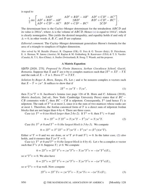 6 updated problems and solutions pdf determinant matrix mathematics