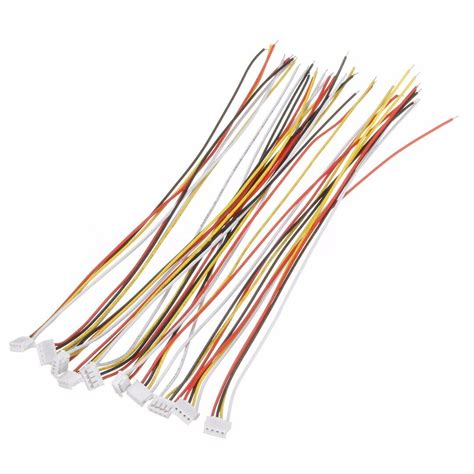 10 Sets Mini Micro JST 1 5mm ZH 4 Pin Connector Plug With Wires 15cm