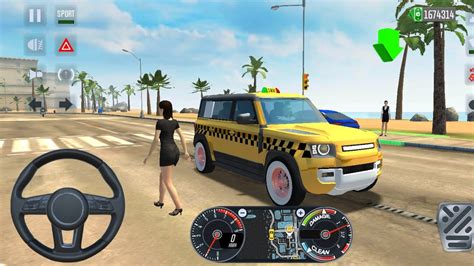 SUV Range Rover Defender Taxi L Taxi Sim 2022 Evolution Driving Miami