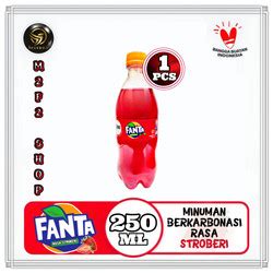 Jual Fanta Air Soda Tawar Botol Plastik Pet 250 Ml Harga 6 Pcs