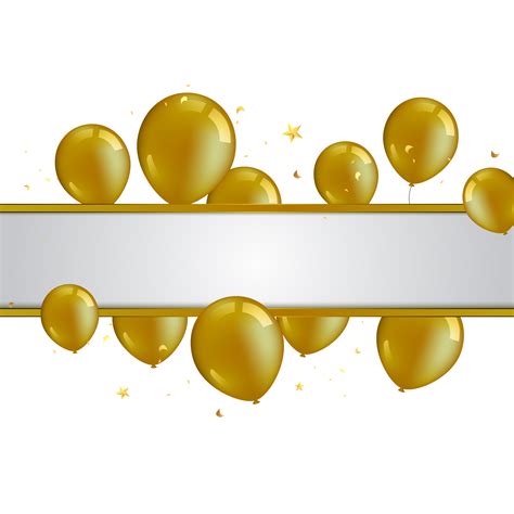 Dorado Bandera Globo 25211010 PNG