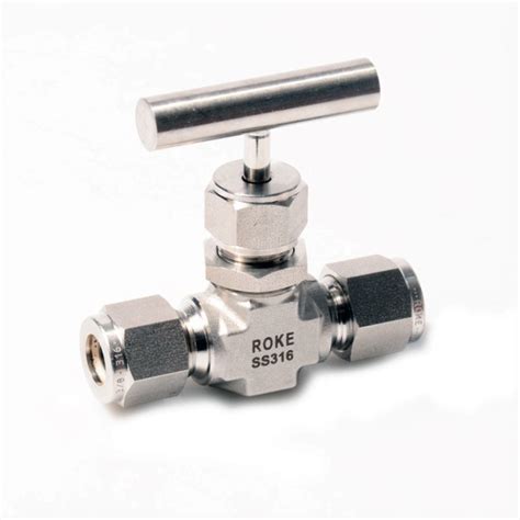 Stainless Steel SS316 Inch Tube Double Ferrules Integral Bonnet Needle