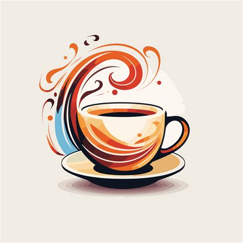 Coffee Cup Vector Logo Design Premium Coffee Shop Logo Cafe Mug Icon