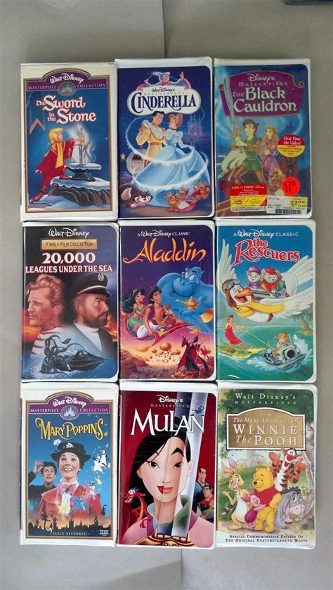 Your Old Disney Vhs Tapes Could Be Worth Thousands Sarah Off