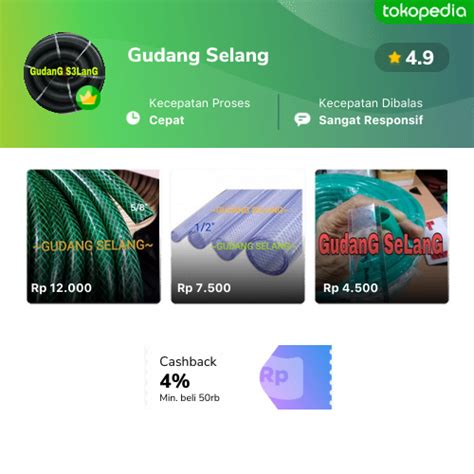 Toko Gudang Selang Online Produk Lengkap Harga Terbaik Tokopedia