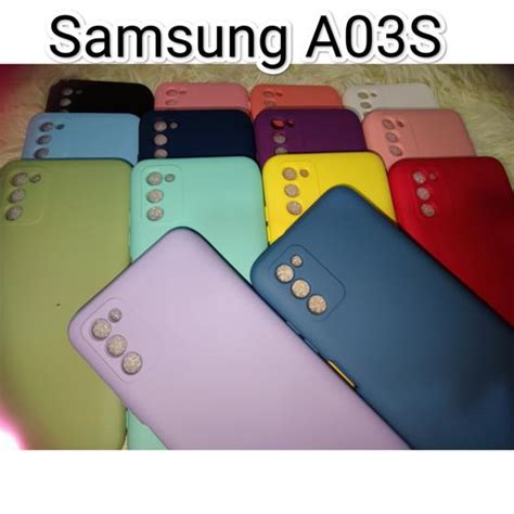 Capa Capinha Silicone Aveludada Samsung Galaxy A03S Bem Capinha De