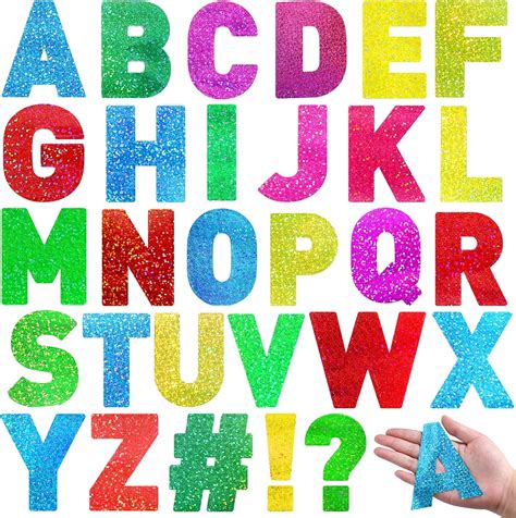 Amazon Panelee 140 Pieces 20 Sheets Large Letter Stickers 4 Inch
