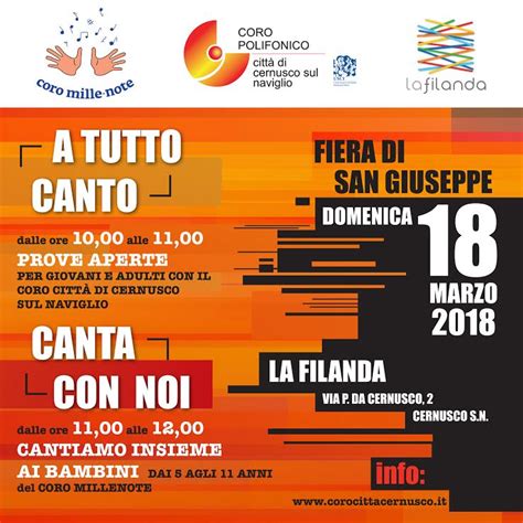 Prove Aperte Dei Cori Presso LaFilanda In Occasione Della Fiera Di S