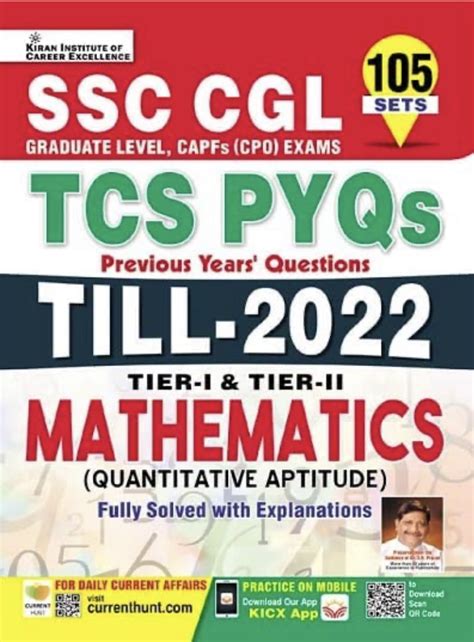 Kiran Ssc Cgl Tcs Pyqs Till Tier And Tier Mathematics