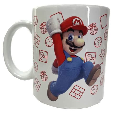 Taza Cerámica Hucha Metalica Super Mario Bros