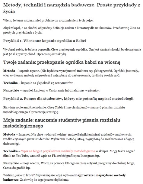 Techniki Badawcze W Pracy Licencjackiej I Magisterskiej Magister Na 5