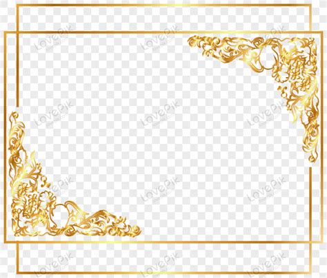Gold Frame Border Free Clipart Png Infoupdate Org