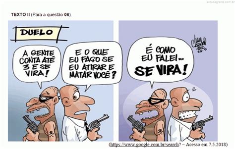 Os sentidos do texto e seu efeito de humor são promovidos