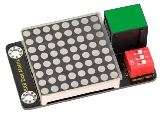 KS0395 EASY Plug 8x8 LED Matrix Module Address Select Keyestudio Wiki