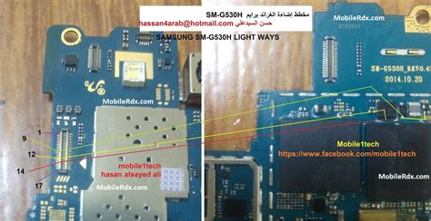 Samsung SM G530H Display Light Solution Backlight Ways