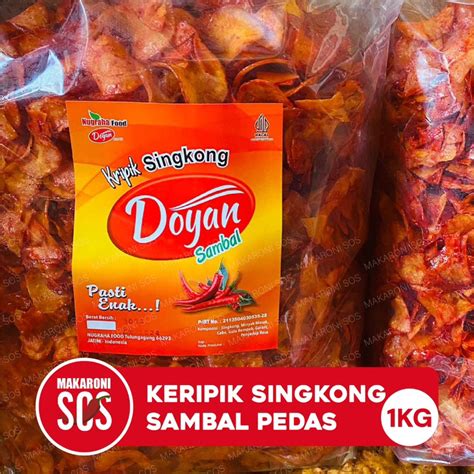 Jual Singkong Sambal Doyan Kg Singkong Balado Lengket Singkong Viral