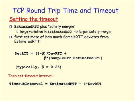 Ppt Reliable Data Transfer In Transmission Control Protocol Tcp