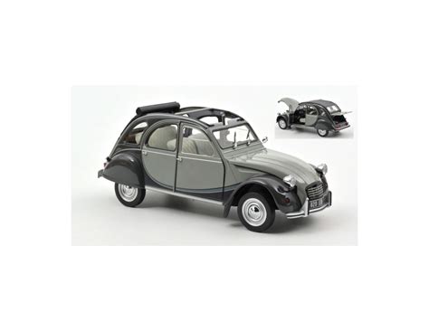 NOREV NV181487 CITROEN 2CV CHARLESTON 1983 GREY GREY 1 18 Modellino