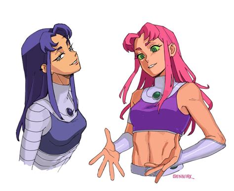 Starfire And Blackfire Dc Comics And More Drawn By Genniax Danbooru