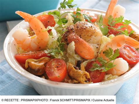 Salade De Fruits De Mer Facile Et Rapide D Couvrez Les Recettes De
