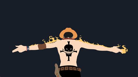 Backside Portgas D Ace K Hd One Piece Wallpapers Hd Wallpapers Id