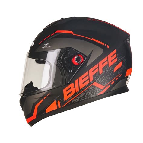 Capacete Bieffe B Naked Preto Fosco Vermelho Shopee Brasil