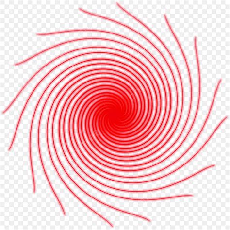 Elemento Comercial De Luz Espiral Roja PNG Dibujos Rojo Ligero