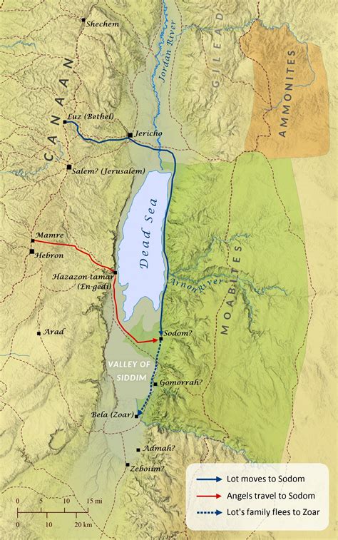 Sodom And Gomorrah Are Destroyed Bible Mapper Atlas