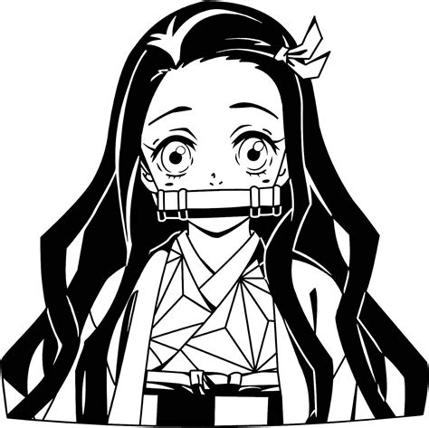 Demon Slayer Nezuko Kamado Anime Decal Sticker For Car Truck Phone