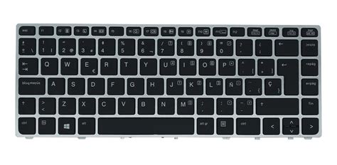 Teclado Hp Elitebook Folio M Marco Plateado Z Du Company