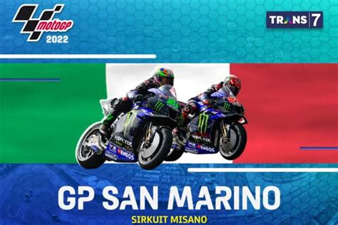 SEDANG TAYANG Link Live Streaming MotoGP Italia 2022 Di Trans7 Minggu