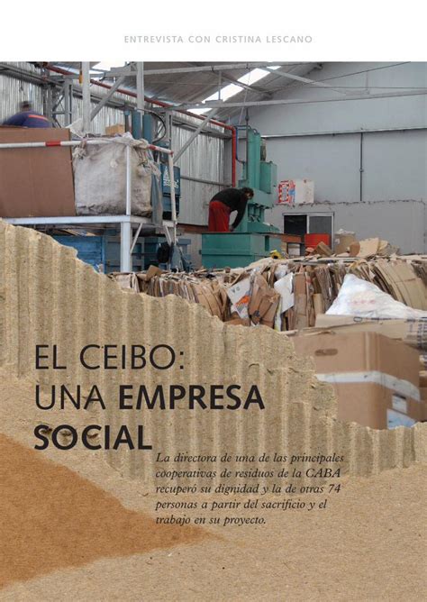 PDF EL CEIBO UNA EMPRESA SOCIAL Consejo Org Ar Convencida De Que