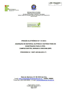 Preenchível Disponível sertao ifrs edu n Rubrica SERVIO PBLICO FEDERAL