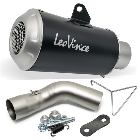 Endschalldämpfer LeoVince SLIP ON SBK LV 10 Black Edition Edelstahl