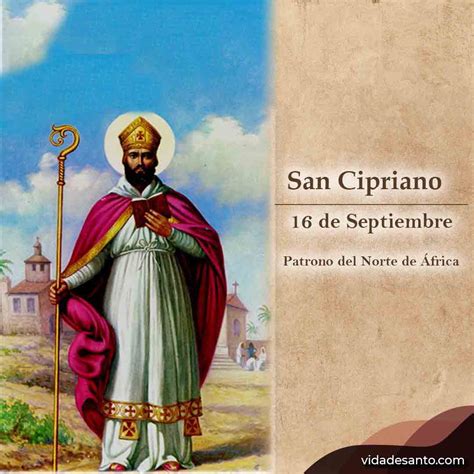 Novena a San Cipriano obispo y mártir Vida de Santo
