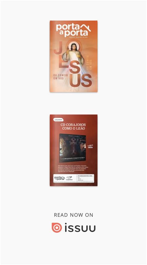 Catálogo Porta a Porta Edição 85 Produtos canção nova Canção Catalogo