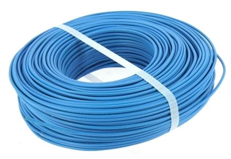 FIL ELECTRIQUE H07V U 1 5 mm² BLEU bobine 100 Mètres prix au M RCT