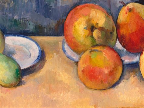 Paul Cézanne Stilleben mit Äpfeln und Birnen Poster Leinwand