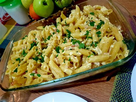 Paste Carbonara La Cuptor Diva In Bucatarie